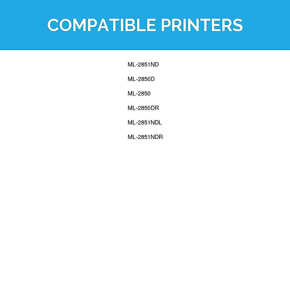 LD Products Compatible Toner Cartridge Replacement for Samsung ML-2850 Series ML-D2850B High Yield (Black)