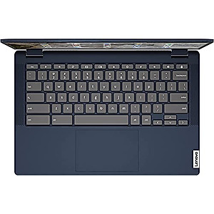 Lenovo Flex 5i Chromebook 13.3” Full HD 2-in-1 Touchscreen Laptop, Intel Core i3-1115G4, 8GB RAM, 128GB SSD, Intel UHD Graphics, Chrome OS, Abyss Blue