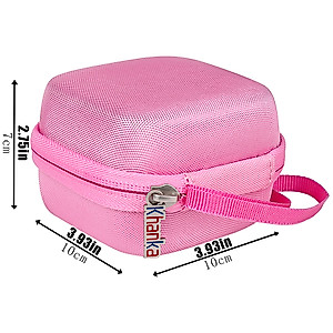 khanka Hard Travel Case Replacement for Phomemo Q30 Q30S Q31 Q32 Label Maker Machine Mini Bluetooth Portable Sticker Printer Maker, Case Only (Pink)