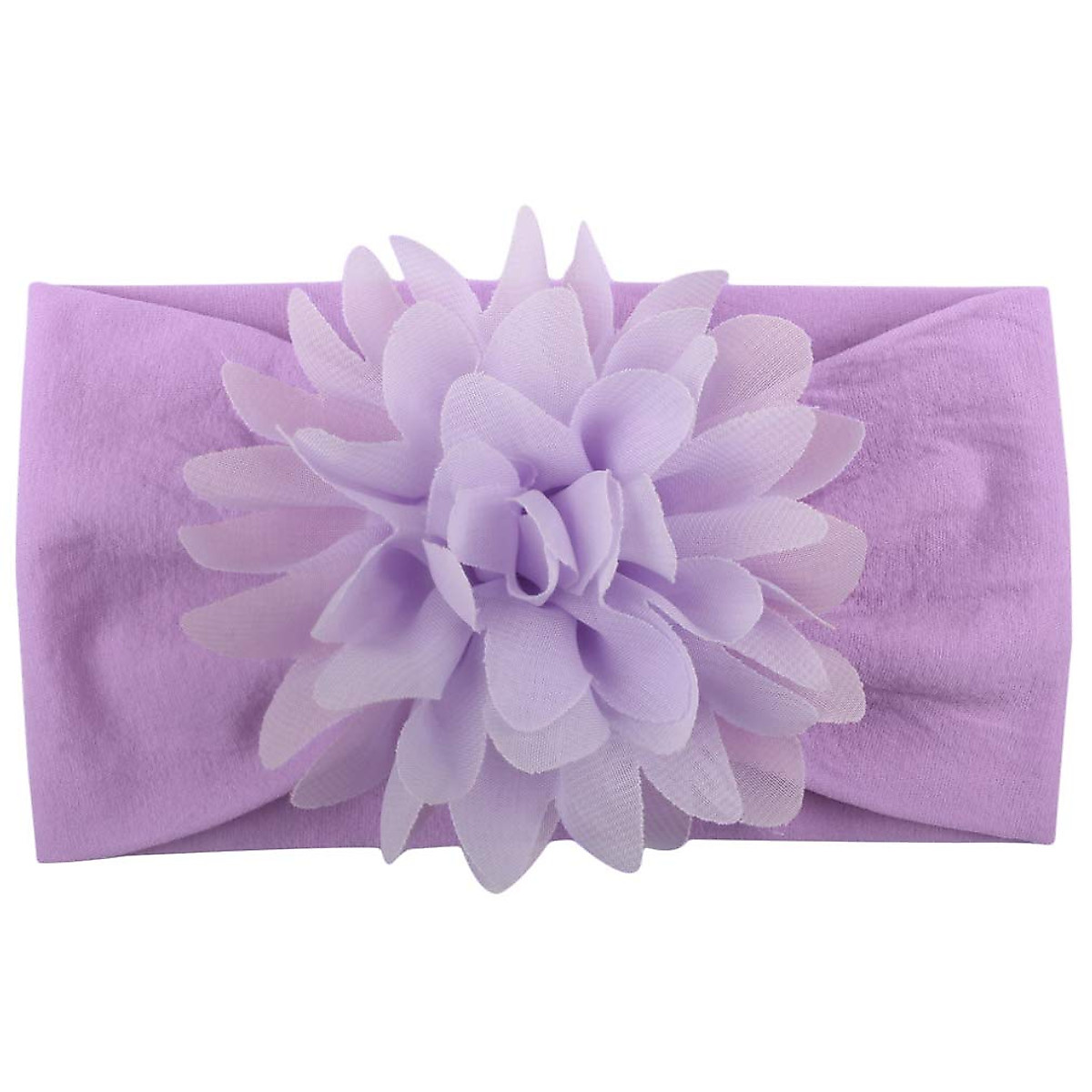 Toptim Baby Head Wrap Chiffon Flowers Newborn Infant Soft Nylon Headbands
