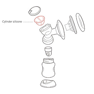 NCVI Replacement Diaphragm Compatible with 8782/8780, Breast Pump Accessories, BPA Free, 1 PC