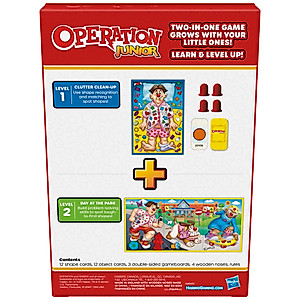 Hasbro Gaming Operation Junior Board Game | Operation Game for Younger Kids | Ages 3 and Up | 2 to 4 Players | Preschool Games | Fun Games for Preschoolers