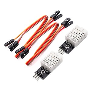 OCESTORE 2pcs DHT22/AM2302 Digital Temperature and Humidity Sensor Module Temperature Humidity Monitor Sensor Replace SHT11 SHT15 Compatible with Electronic Practice DIY