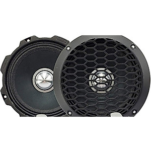 2X Gravity WZ6G Warzone Series 6.5-Inch 1000 Watts Maximum Power Handling Mid-Range Coaxial Car Audio Loud Speaker 4 -Ohms Impedance with 92dB Sensitivity