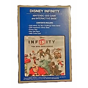 Disney Infinity Toy Box Challenge Nintendo 3DS Game & Interactive Base (Characters Sold Separately)