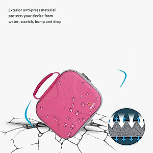 Aproca Hard Travel Storage Case, for Hi-Spec 27pc 3.6V Pink USB Small/Pink Power 3.6V Cordless Power Electric Screwdriver Set