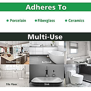 NADAMOO Tub and Tile Spray Paint White 450ml (Pack of 2), Bathtub Refinishing Kit Refinish Porcelain Fiberglass and Ceramic Surfaces, DIY Resurfacing Sink Countertop Reglaze Bathroom Kitchen, Semi-Gloss Glaze Coating