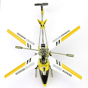 DWIU RC Helicopter Model, S107G 2.4G 3CH Dual-Propeller Remote Control Aircraft Model with Gyro, Mini Helicopter Toys for Adults Beginners (RTF Version