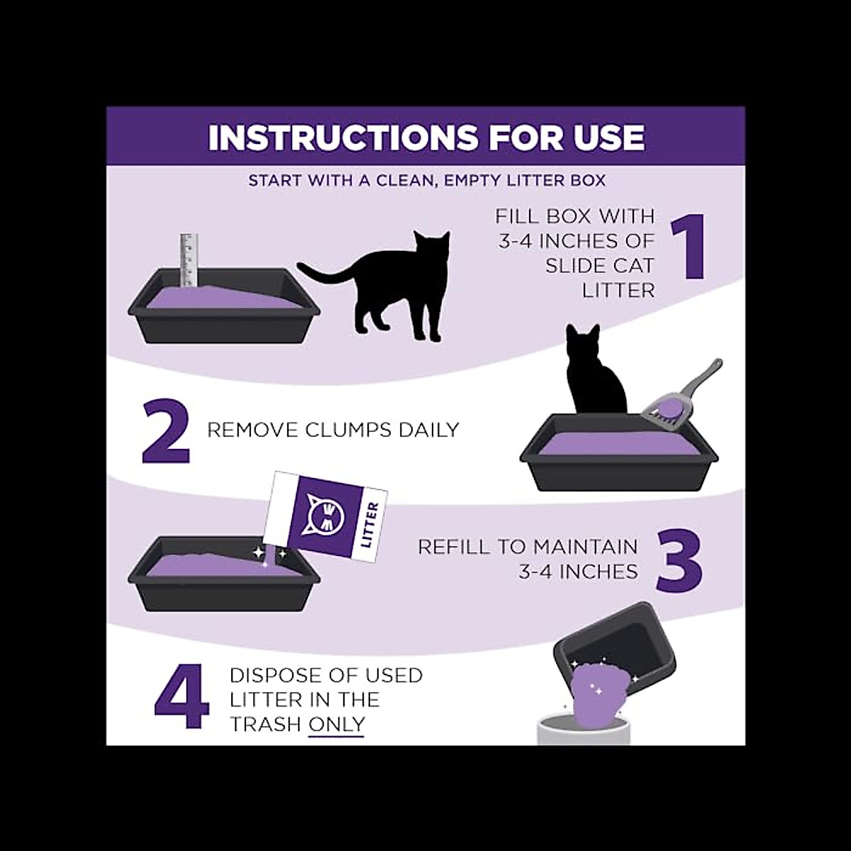 Arm & Hammer Slide Cat Litter - Clumping Multi-Cat, 38 lbs.