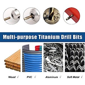 Drill Bit Sharpener Portable Diamond Drill Bits Sharpening Tool and Hex Shank Impact Twist Drill Bit Set 13 Pcs drill sharpener Tool set for Grinding Iron Drill Bits Hand Tool