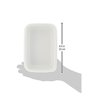 野田琺瑯(Nodahoro) Noda Enamel Rectangle deep M White Series WRF-M