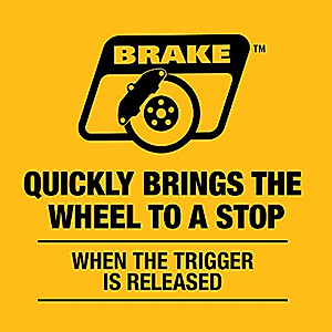 DEWALT 20V MAX* Angle Grinder Tool Kit, 4-1/2-Inch, Paddle Switch with Brake (DCG413R2)