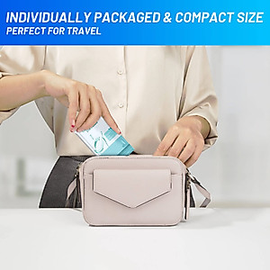 50 Pack Toilet Seat Covers Disposable - Waterproof 16x24 Inch Extra Large Individually Wrapped Toilet Seat Shields Travel Accessories for Adults Kids