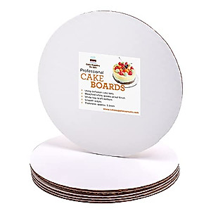Cake Board Circle 8", Count of 6