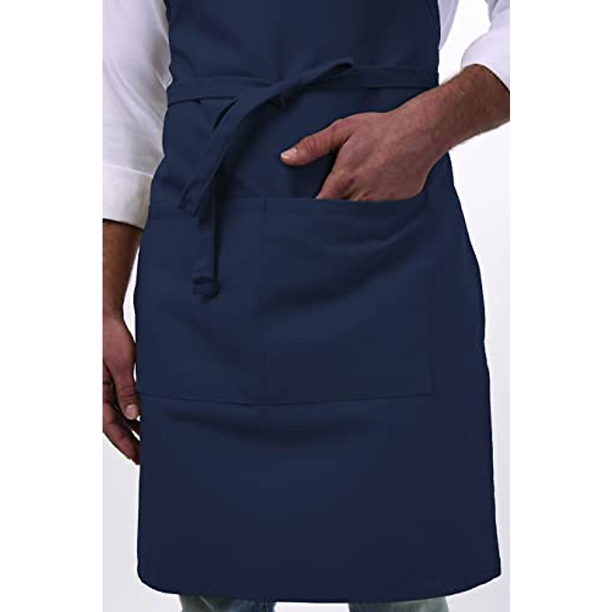 Chef Works Unisex Butcher Apron, Navy, One Size