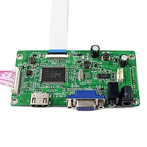 VSDISPLAY 15.6" IPS LCD Screen 15.6 inch 1920X1080 B156HAN01.2 with HD-MI VGA LCD Controller Board Driver Board