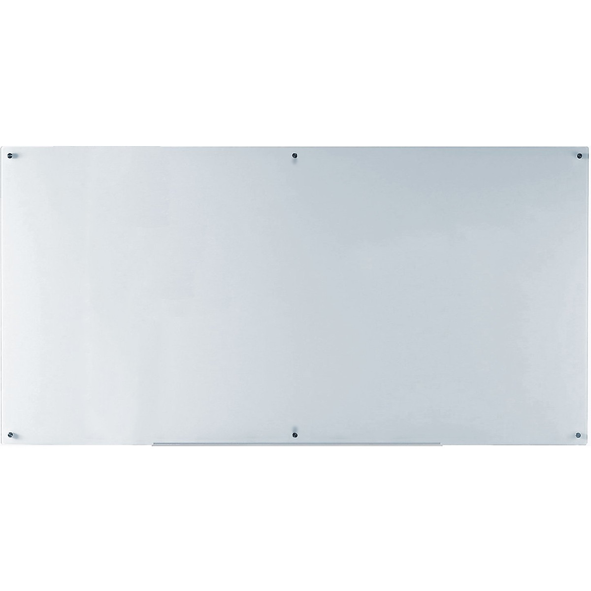 Audio-Visual Direct Magnetic White Glass Dry-Erase Board Set - 8' x 4' - Includes Magnets, Hardware & Marker Tray