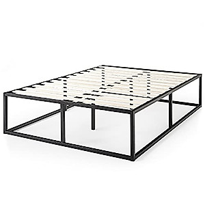 ZINUS Joseph Metal Platforma Bed Frame / Mattress Foundation / Wood Slat Support / No Box Spring Needed / Sturdy Steel Structure, King