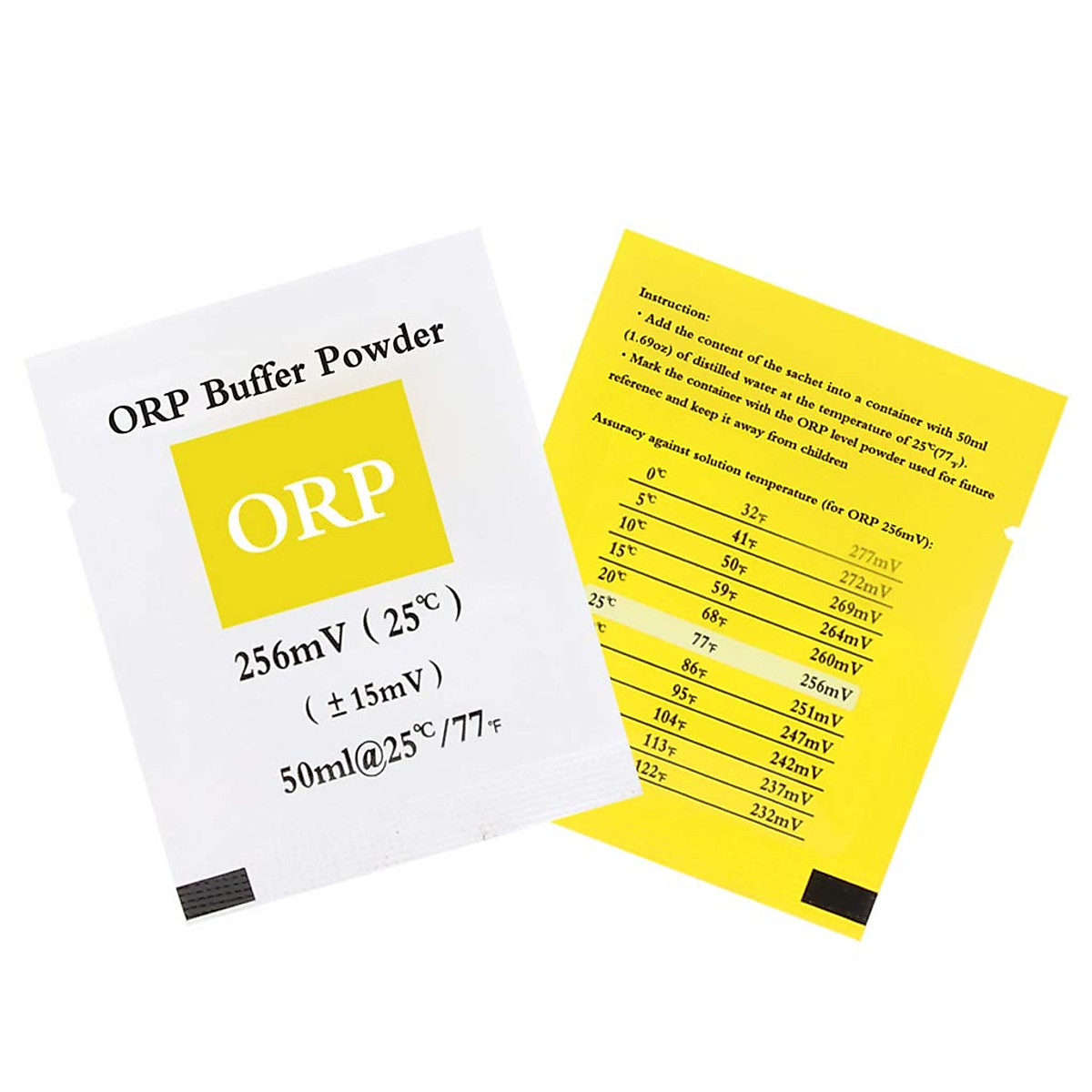 YIFEIJIAO,ORP Buffer Calibration Powder Redox Potential Analyzer Test Pen Calibration 256