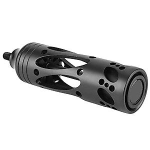 Archery Stabilizer Archery Bow Damper Stabilizer Weight Kit Balance Bar Bow Accessory for Archery(Black)