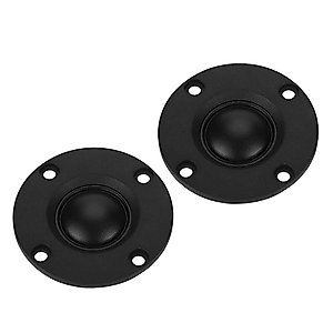 HiFi Speaker, 2Pcs 30W 6Ω Dome Tweeter Magnet Treble Speaker Silk Film HiFi Loudspeaker Magnet 20mm Vibrating Diaphragm