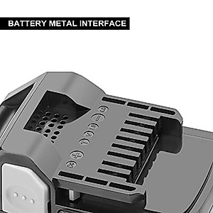 Upgraded 6000mAh! High-Output 18V Battery for Hitachi 18-Volt Tools BSL 1830C, BSL 1830, BSL 1815X, BSL 1815S, BSL 1825, 330139 330557 (Lithium-Ion Slide Style Battery)