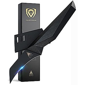 Dalstrong Shadow Black Series Pairing Knife 4 inch bundled with Bird's Beak Paring Knife - Black Titanium Nitride Coated - High Carbon