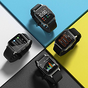 HAYLOU LS02 Smart Watch 2 1.4inch LCD Screen BT 5.0 12 Sports Modes IP68 Waterproof 20 Days Standby Wristwatch Heart Rate Fitness Bracelet