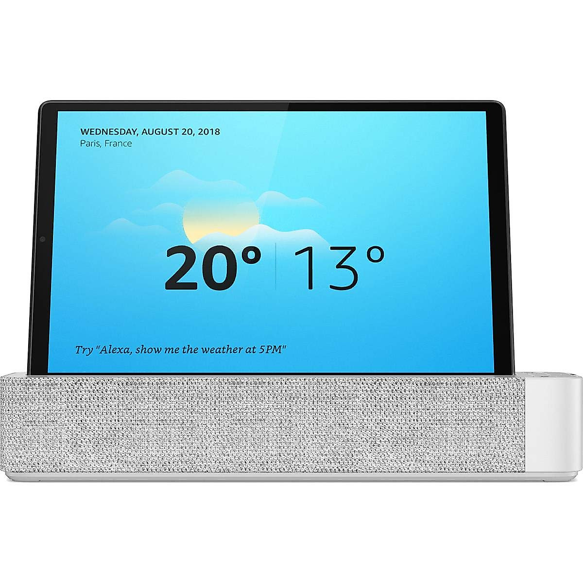 Lenovo Smart Tab M10 Plus, FHD Android Tablet, Alexa-Enabled Smart Device, Octa-Core Processor, 64GB Storage, 4GB RAM, Wi-Fi, Bluetooth, Platinum Grey