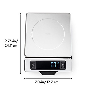 OXO Good Grips 11-Pound Stainless Steel Food Scale with Pull-Out Display