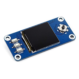 Waveshare 1.3inch IPS LCD Display HAT for Raspberry Pi 240x240 Pixels with Embedded Controller Communicating via SPI Interface.