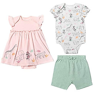 Disney Minnie Mouse Baby Girls Short Sleeve/Skirted Bodysuits Shorts Set 24 Months