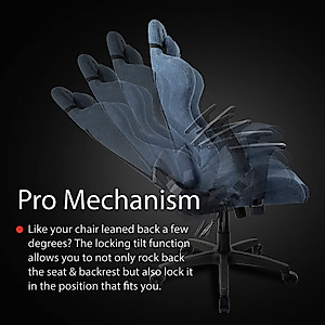 Arozzi Torretta Premium Soft Fabric Gaming Chair, Breathable Fluid-Repellent Ergonomic Office Chair with Adjustable Height, 3D Armrest & 2 Supportive Pillows (Blue)