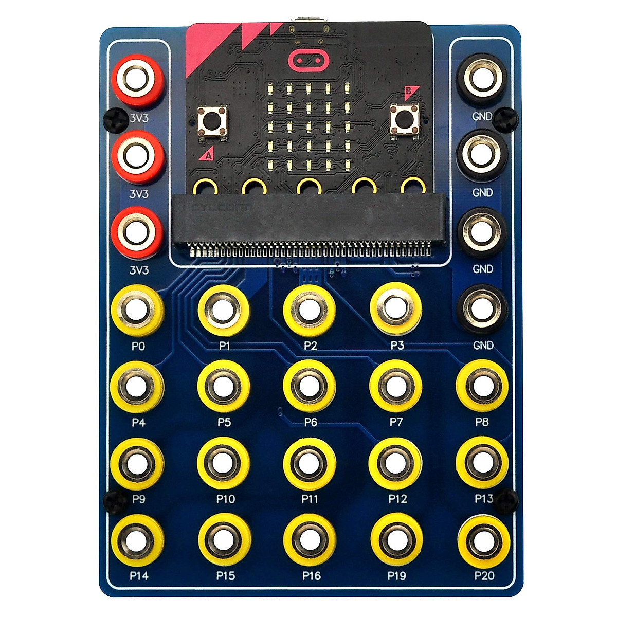 Banana Socket GPIO Breakout Board for Micro:bit Microbit
