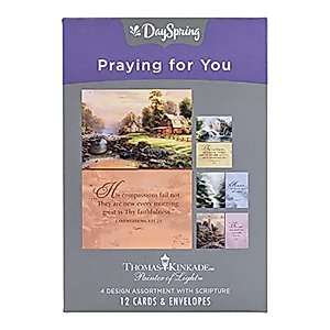Dayspring - Thomas Kinkade - Inspirational Boxed Cards - Praying for You - Painter of Light