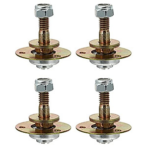 DOITOOL 4pcs Rocking Chair Hardware Rocking Chair Bearing Connecting Pieces Furniture Accessories Furniture Connecting Fittings M8x45mm