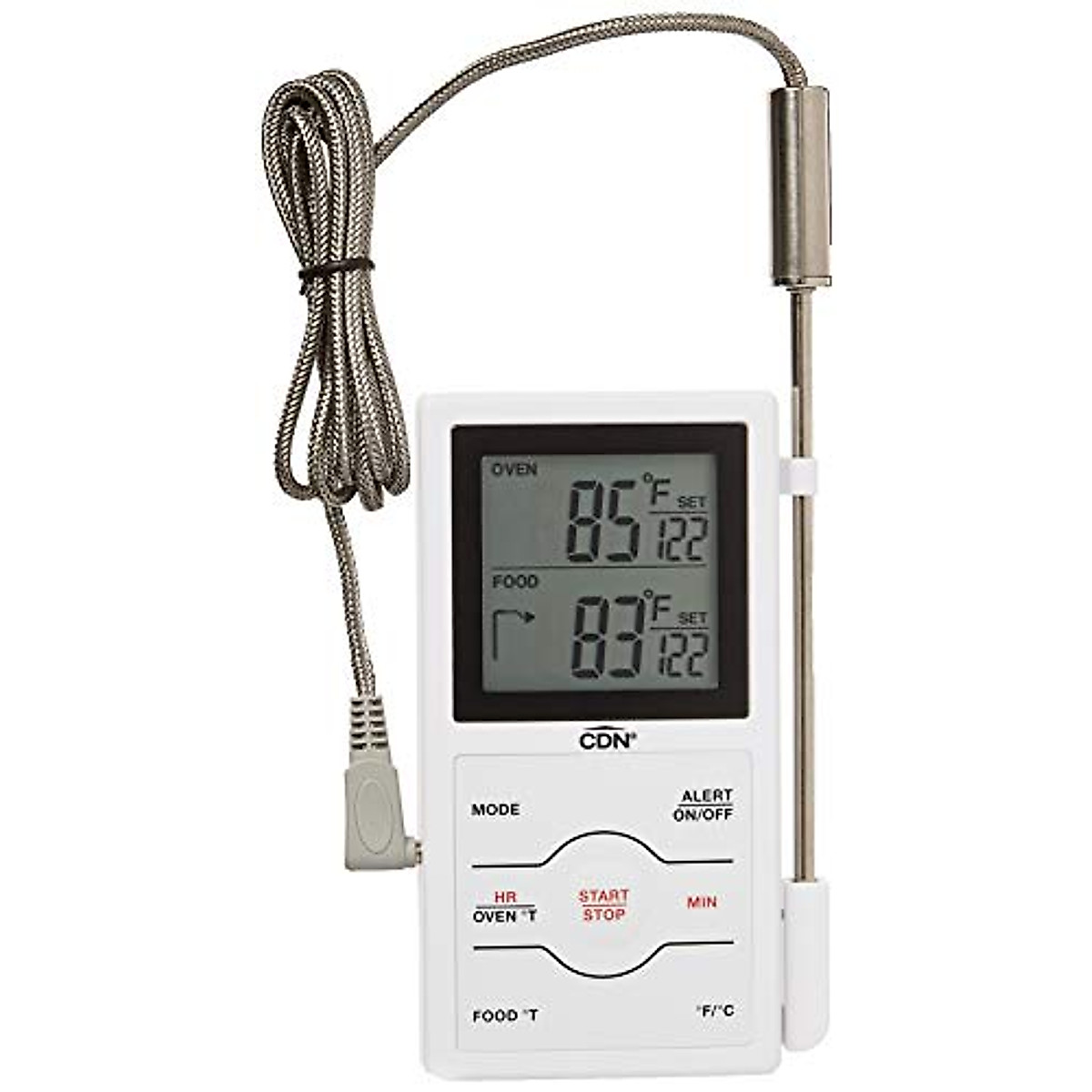 CDN Dual Sensing Programmable Probe Thermometer and Timer