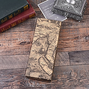 Vintage Antique Feather Pen Stem Metal Writing Quill Pen Set Calligraphy Pen Metal Carving Appearance,with 5 PCS Nibs (Blue Peacock)