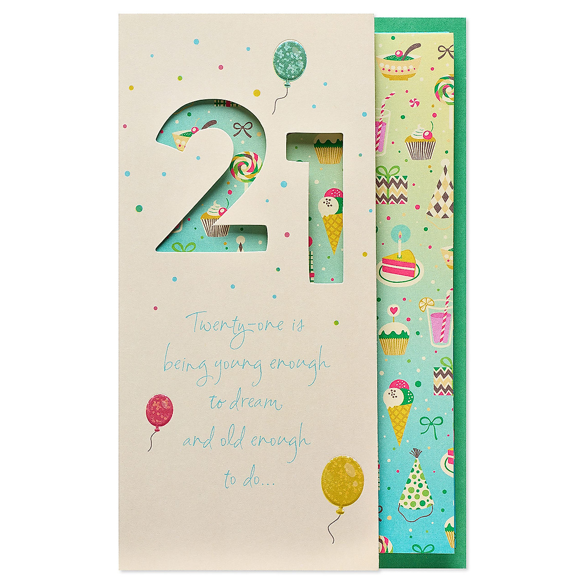 American Greetings 21st Birthday Card (Being Young)