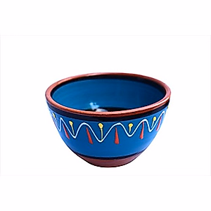 Cactus Canyon Ceramics Spanish Terracotta 5-Piece Small Salsa Bowl Set (European Size), Multicolor