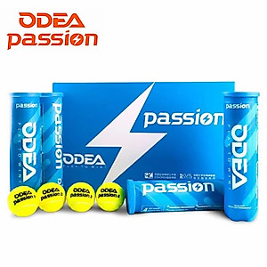 ODEA Passion Tennis Balls,High-Elasticity,Extra Duty for Tennis Training or Competition,ITF Approved Tennis Balls for Adult Competition (1)