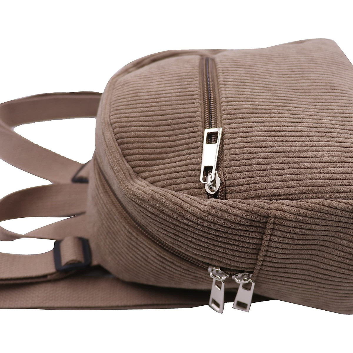 JASASCCEL Mini Backpack Corduroy Backpack Purse Casual Daypack for Women Travel Satchel Rucksack Cute Shoulder Bag