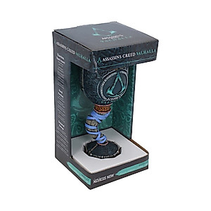 Nemesis Now Officially Licensed Assassins Creed Valhalla Viking Game Goblet, Resin w. Stainless Steel