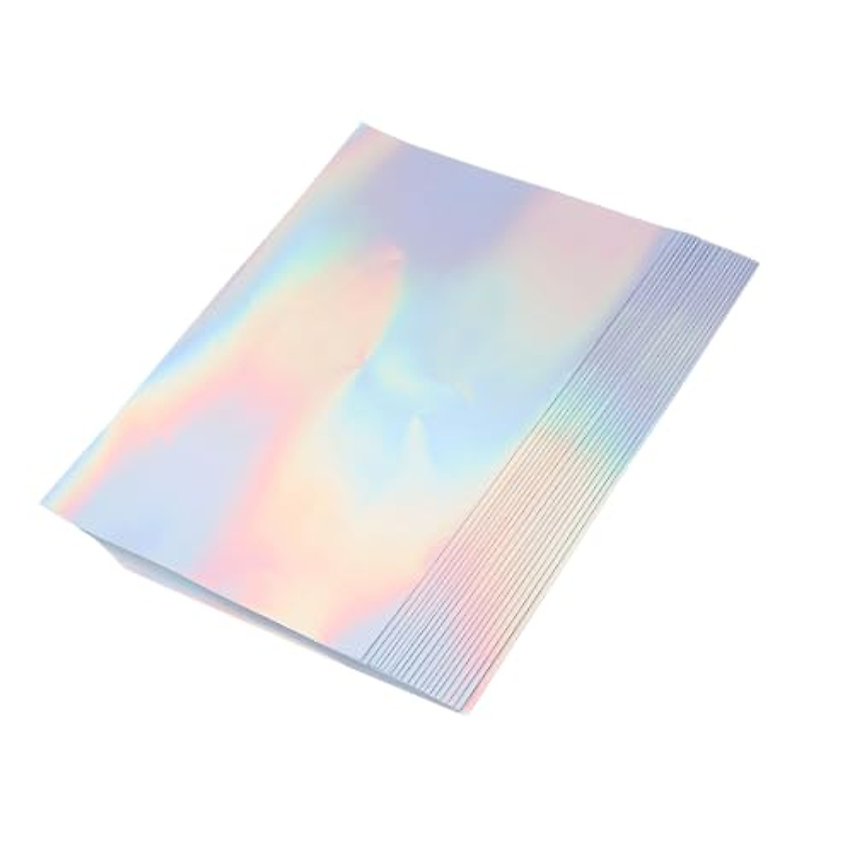 Printable Holographic Sticker Paper for Laser Ink Printing 20 Sheets Printing Paper Stickers Self Adhesive A4 Quick Drying Scratch Resistant Inkjet Printer Paper