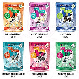Weruva Cats in the Kitchen Slide N' Serve The Brat Pack Variety Cat Food Pouches