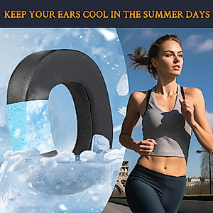 SOULWIT Cooling-Gel Earpads Cushions Replacement for Turtle Beach Stealth 700 Gen 3 (700 Gen3) Wireless Gaming Headset, Ear Pads with Ice Silk Fabric, Noise Isolation Foam