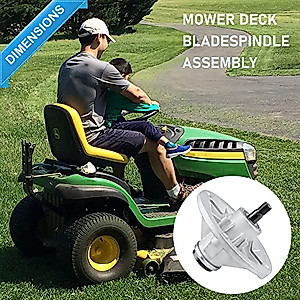 Dibanyou Lawn Mower Spindle Assembly Replaces for Toro 110-6866 117-1192 42" 50" Decks Toro TimeCutter Z4200 Z4202 Z4235 Z5020 Riding Mower Z5060 ZX5000 Garden Tractor,3 Pack