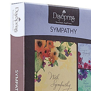DaySpring - Sympathy - Comfort and Prayers - 12 Boxed Cards (53695), Multi Color