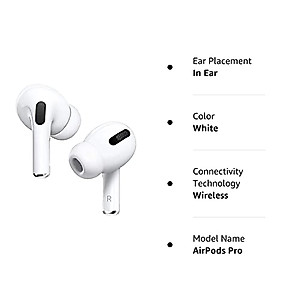 Apple AirPods Pro Wireless Earbuds with MagSafe Charging Case (Renewed)