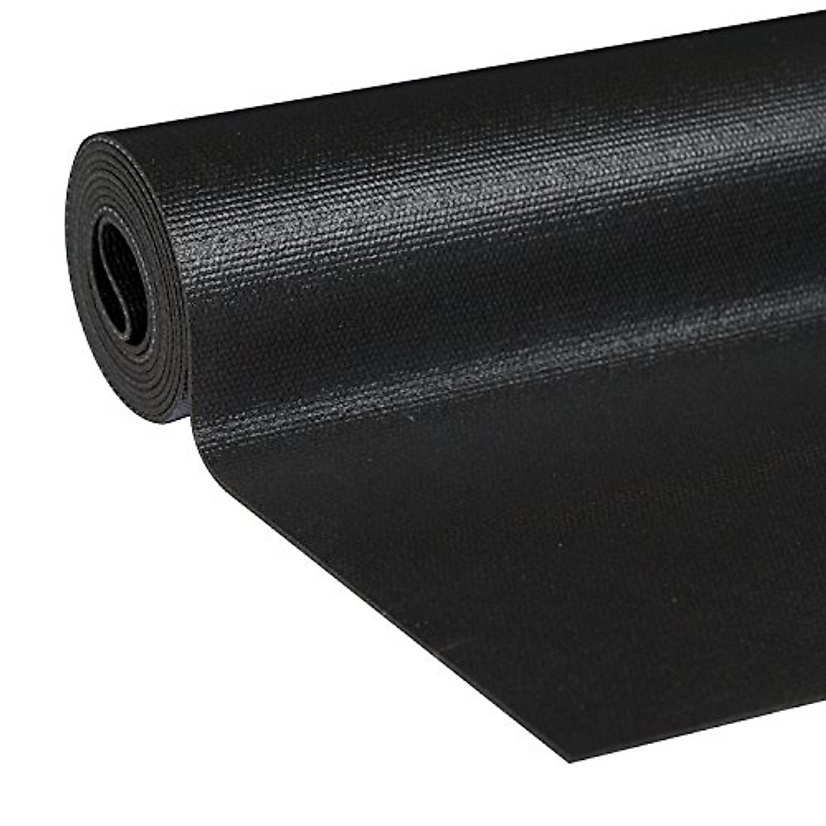 Duck - 284148 Non-Adhesive Shelf Liner Solid Grip EasyLiner, 20-inch x 6 Feet, Black